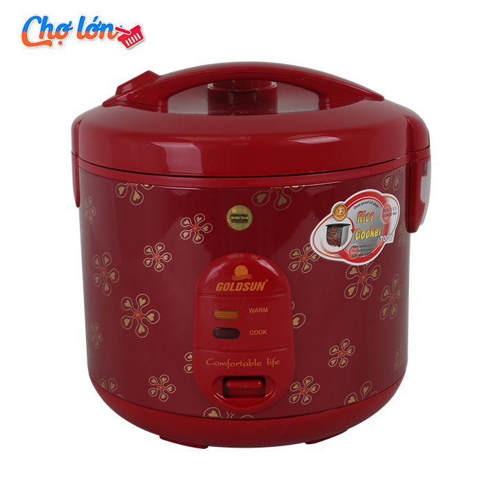 Nồi cơm điện Goldsun 1,8 lít ARC-G18PA | Chợ Lớn JSC